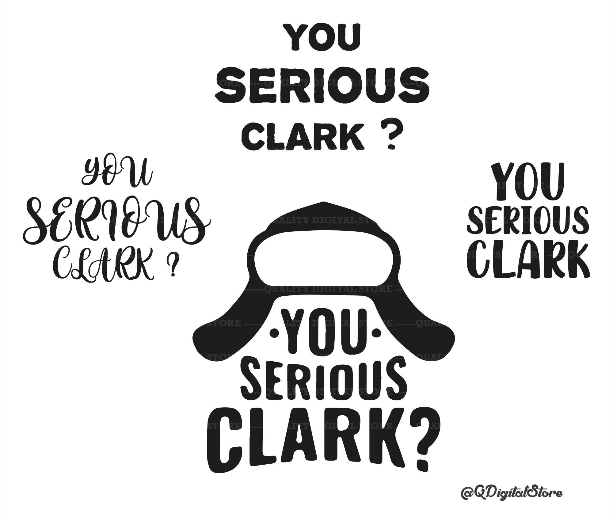 You Serious Clark Svg You Serious Clark Clipart Christmas - Etsy
