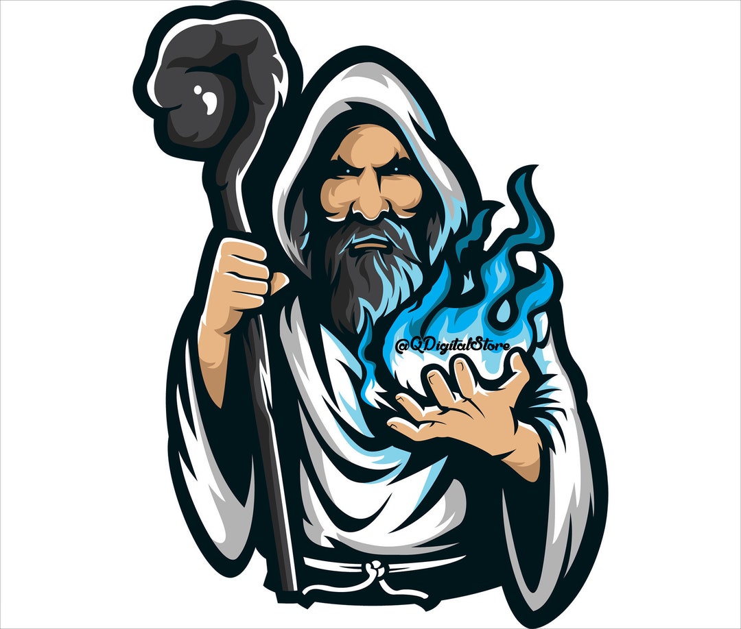 Wizard Svg Wizard T-shirt Design Svg Wizard Graphic Vector - Etsy