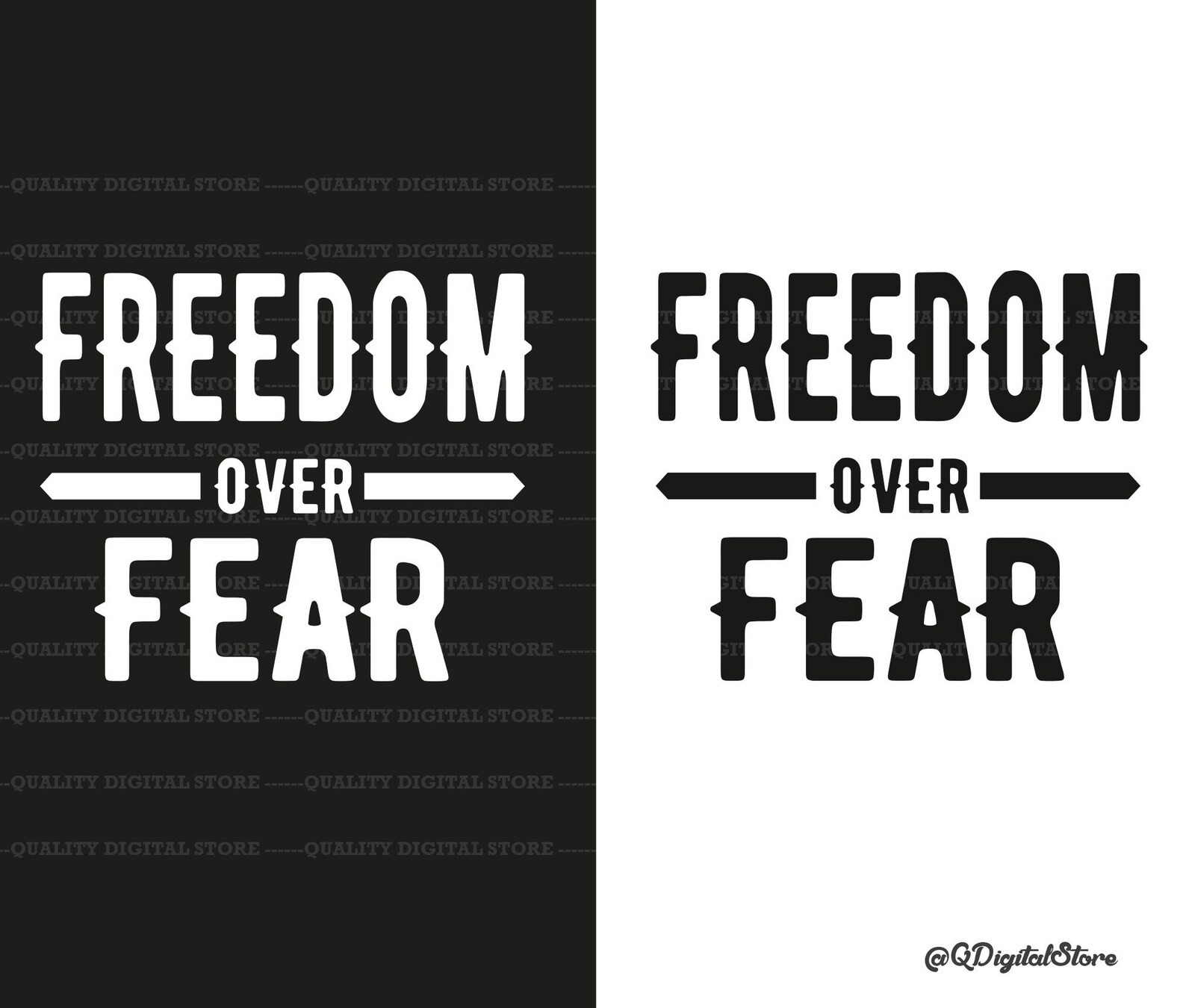 Freedom Over Fear Svg, Freedom Over Fear Cut File, T-shirt Print File ...