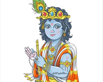 Krishna Dxf | Etsy