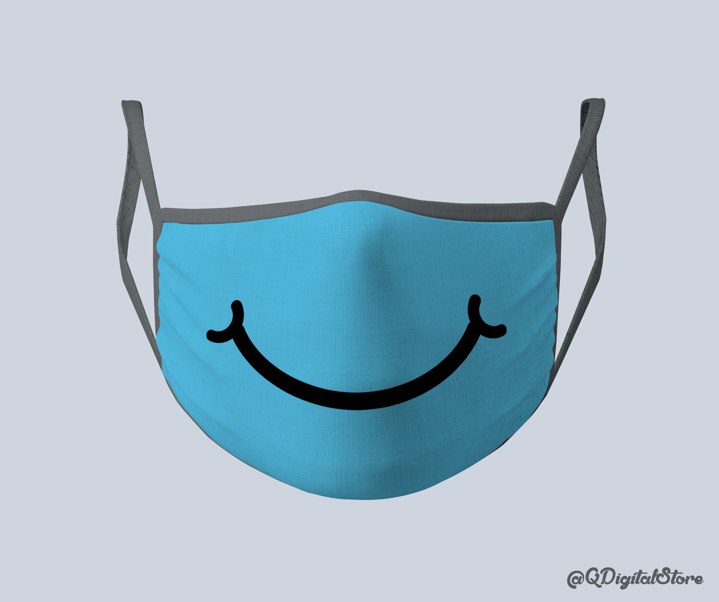 Funny Mouth Design for Face Mask 16 Smile Mask Svg Comic | Etsy