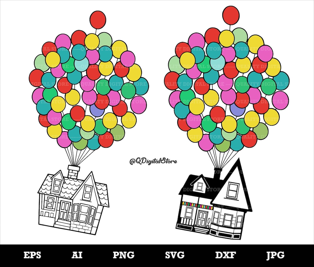 UP Svg, Adventure is Out There, Cut File, Clipart, Carl Fredricksen ...