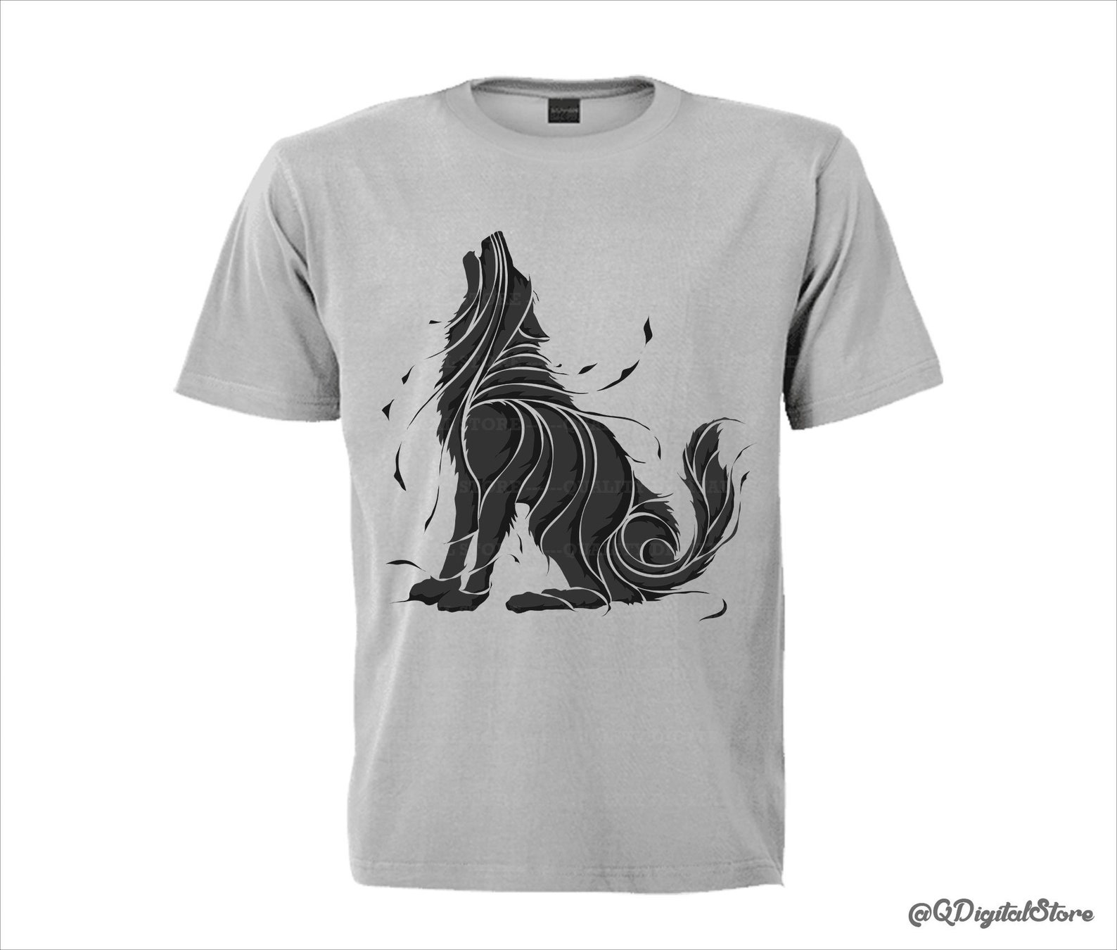Howl Wolf Vector Art Wolf T-shirt Art Wolf Frame Art Wolf - Etsy