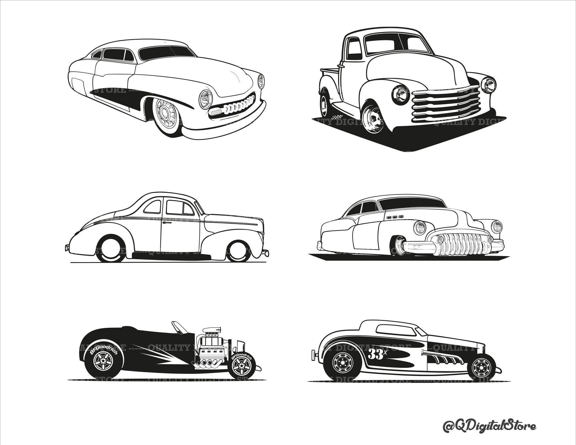 Car Svg, Classic Car Svg, Retro Car Cut File, Old Car Svg, Vintage Car ...