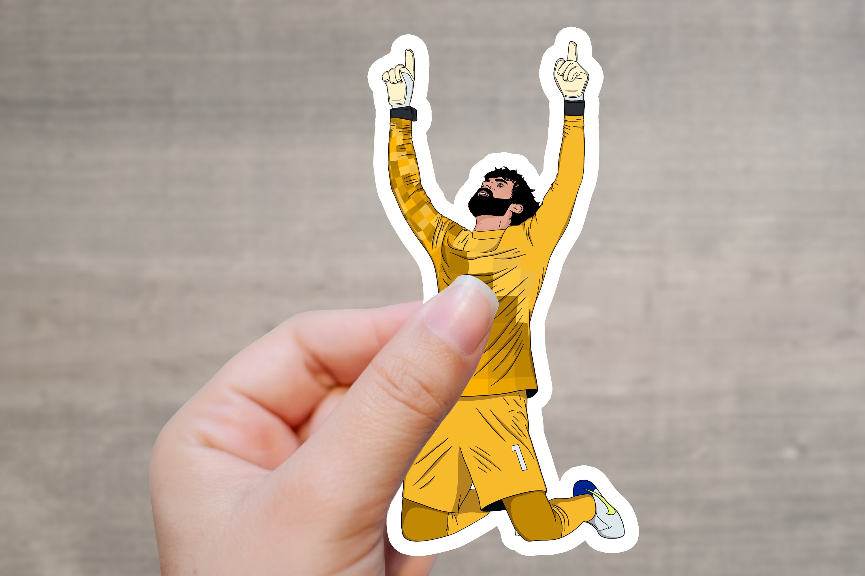 Alisson Becker Prayer Stickers Green Black or Yellow - Etsy