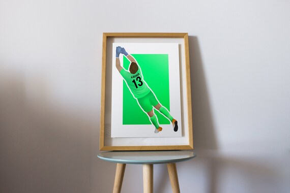 Alisson Becker Print Alisson Art Print Liverpool FC Art - Etsy