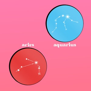 Zodiac Star Sign Constellation Phone Holder | Adhesive Phone Stand ...