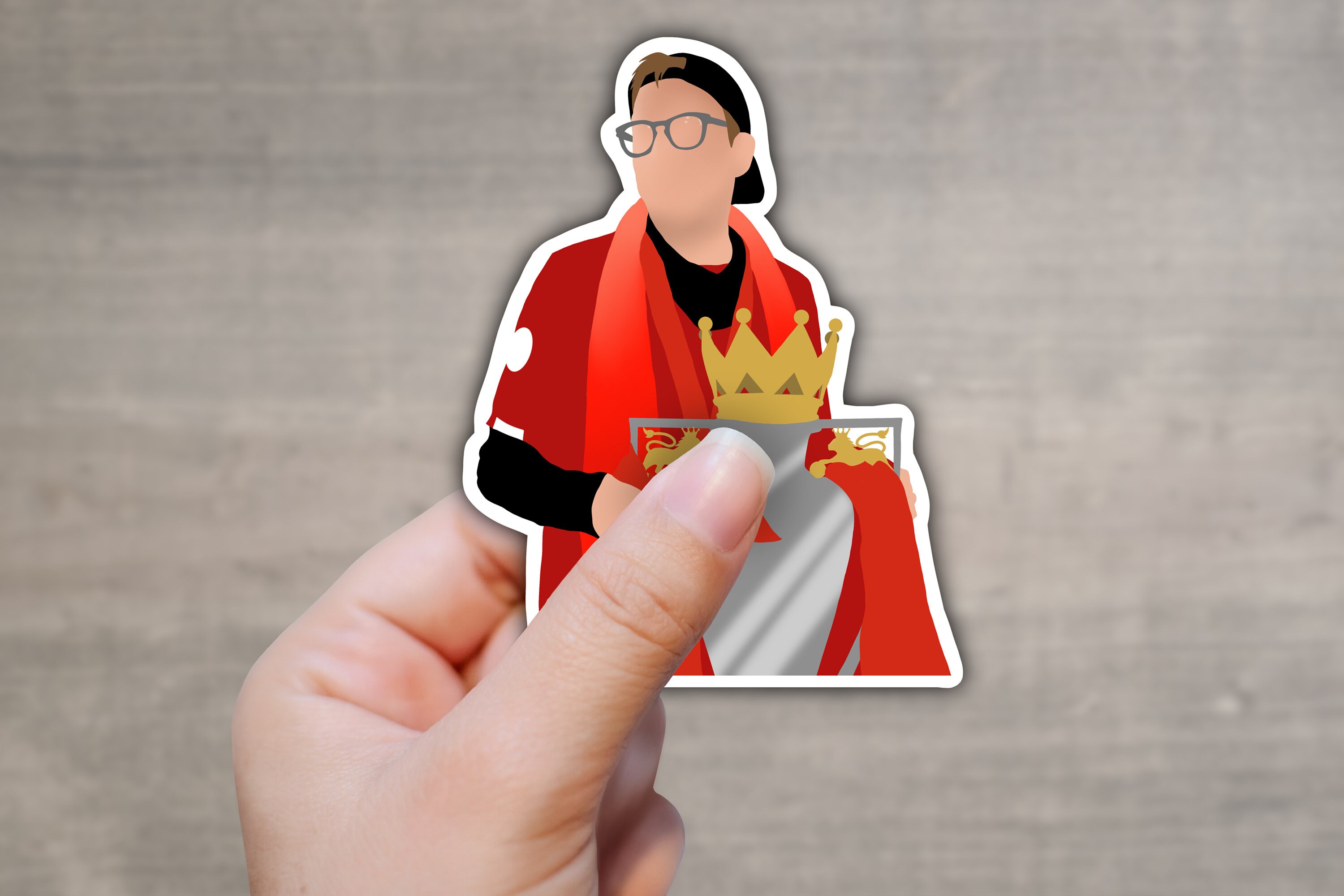 Jurgen Klopp Sticker Liverpool FC Vinyl Sticker Klopp | Etsy