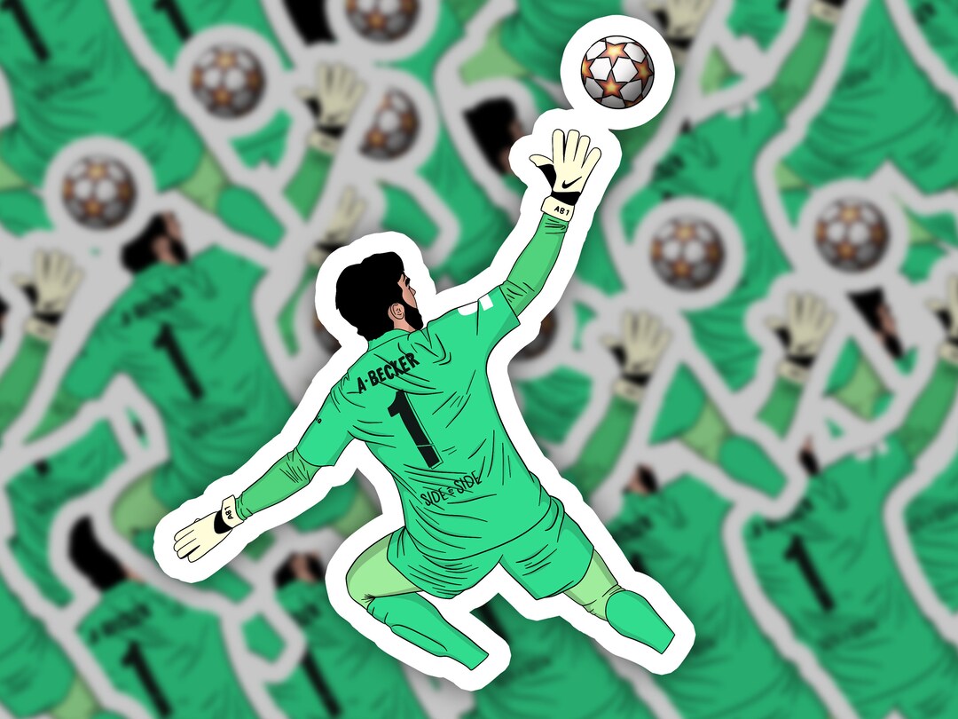 Alisson Becker Save Sticker | Alisson Goalkeeper LFC Sticker ...