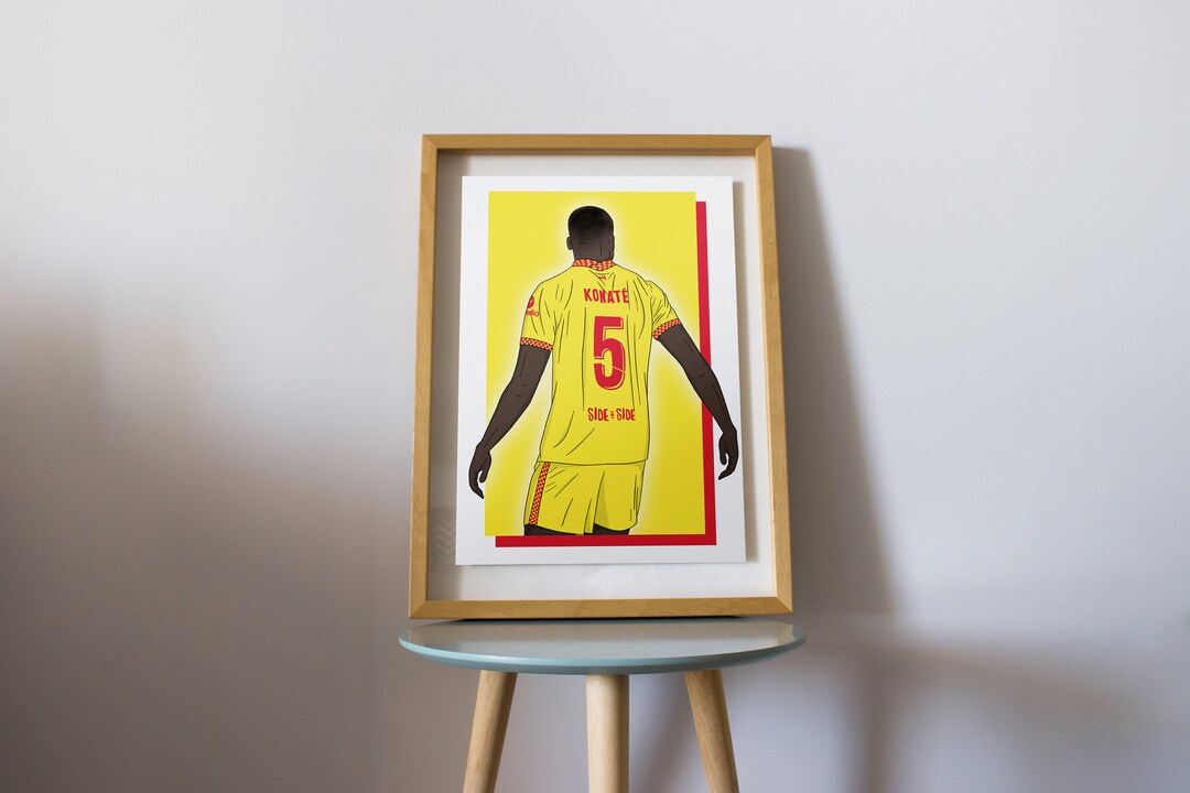 Ibrahima Konate A4 A5 A6 Art Print Ibou Konate Liverpool FC ...