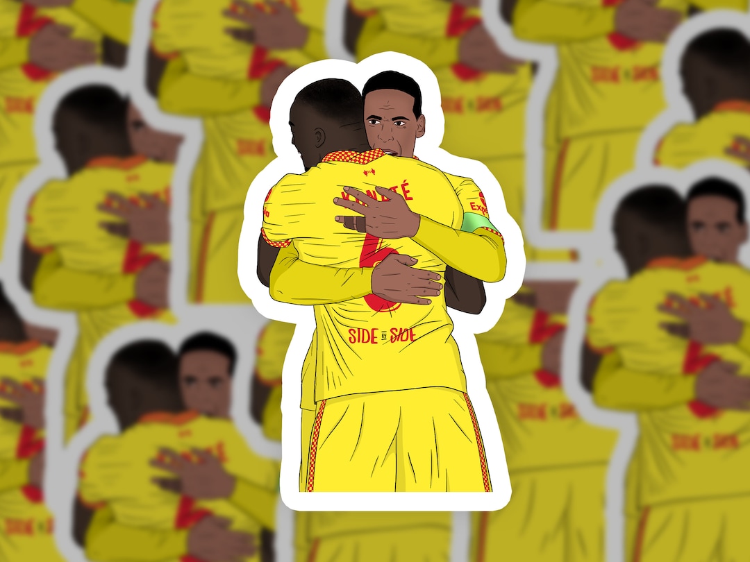 Ibrahima Konate Virgil Van Dijk Sticker LFC Sticker Liverpool FC Vinyl ...