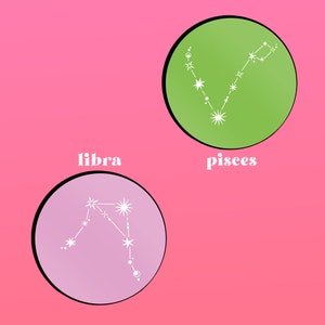 Zodiac Star Sign Constellation Phone Holder | Adhesive Phone Stand ...