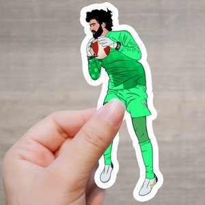 Alisson Becker Stickers Green Black Yellow 2021/22 Kit Alisson Becker ...