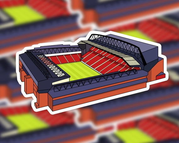 Liverpool FC Anfield Sticker Anfield Stadium Sticker Vinyl | Etsy