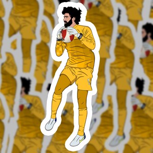 Alisson Becker Stickers Green Black Yellow 2021/22 Kit Alisson Becker ...