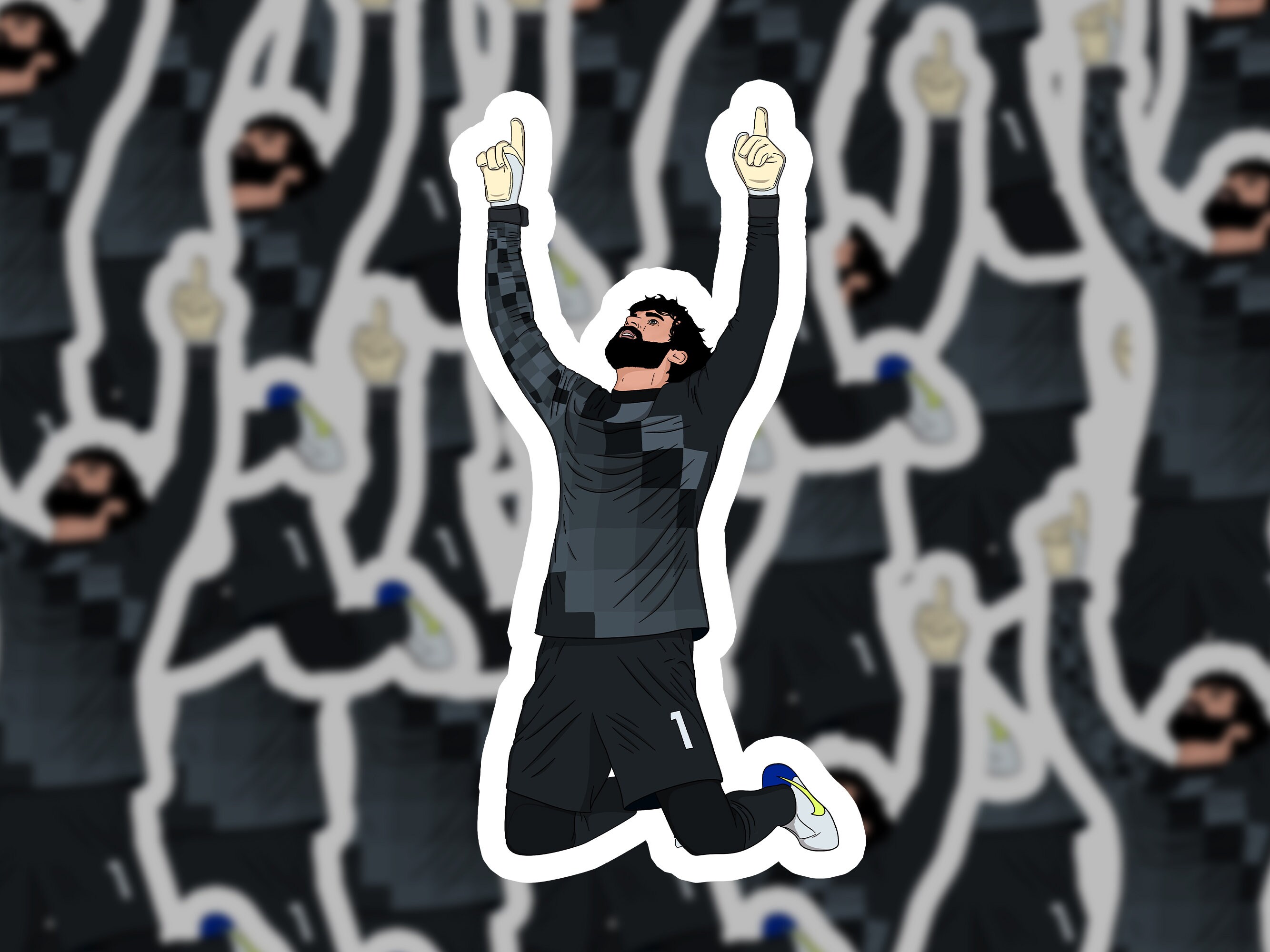 Alisson Becker Prayer Stickers Green Black or Yellow - Etsy