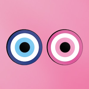Evil Eye Phone Holder | Adhesive Phone Stand | Eye of Protection Self ...