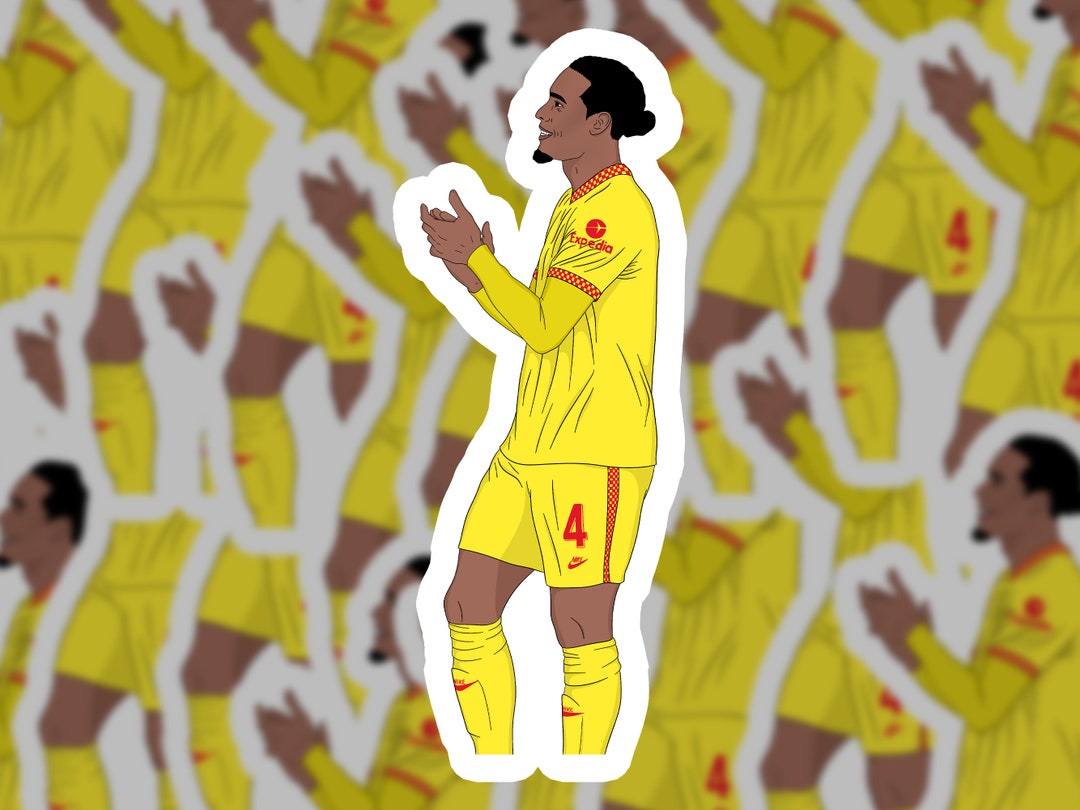 Virgil Van Dijk Sticker LFC Sticker Liverpool FC Vinyl Sticker Journal ...