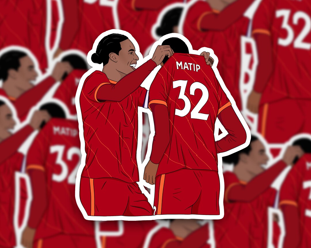 Virgil Van Dijk Joel Matip Vinyl Sticker | Joel Matip Sticker | VVD ...
