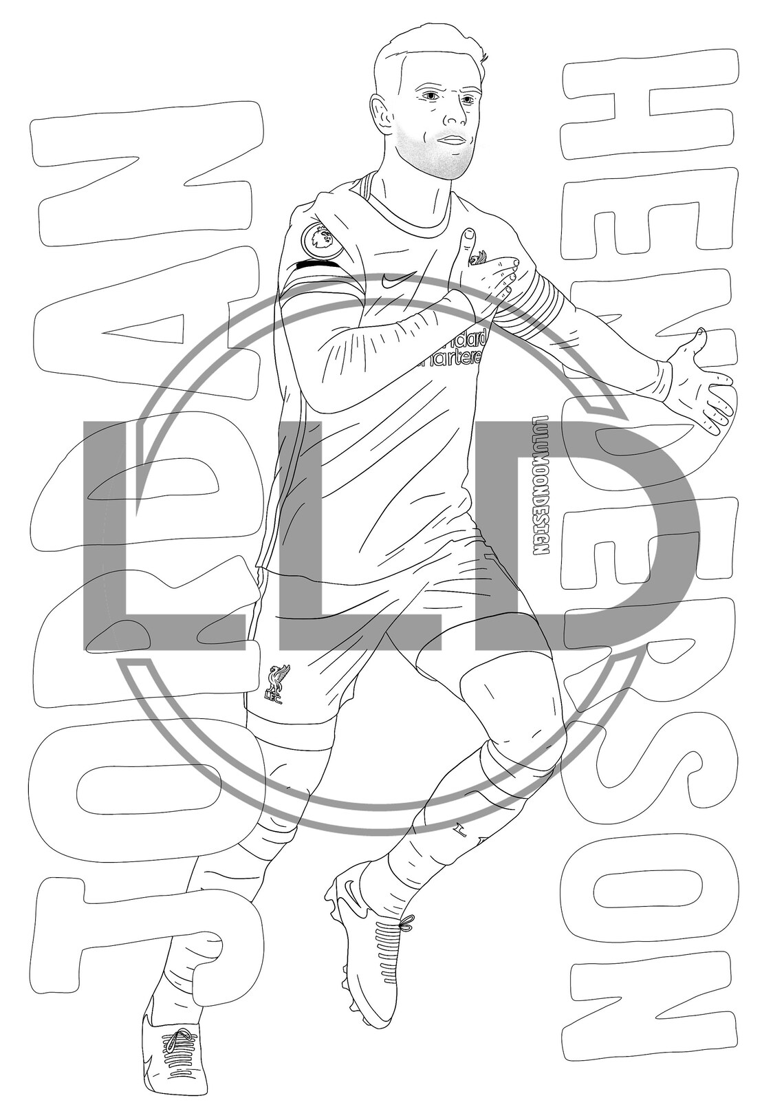 Liverpool FC Digital Download Colouring Sheets Colouring - Etsy