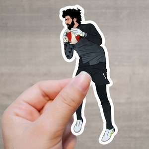 Alisson Becker Stickers Green Black Yellow 2021/22 Kit Alisson Becker ...