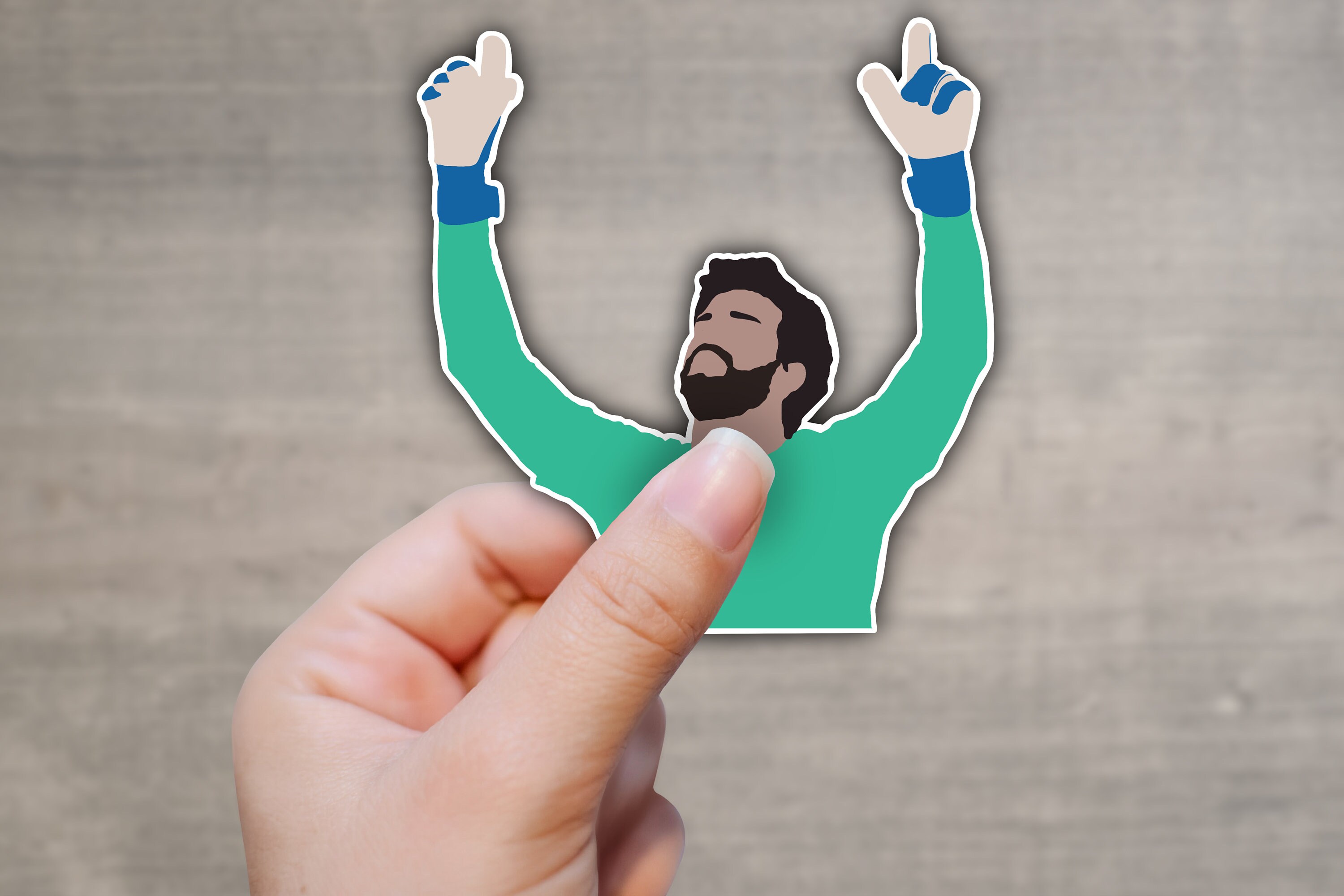 Alisson Becker Sticker Liverpool FC Vinyl Sticker A. - Etsy