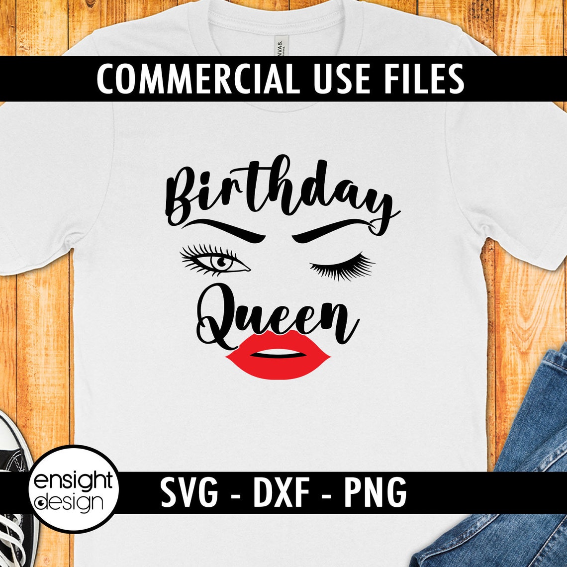 Birthday Queen svg lips eyes eyelashes eyebrows Birthday | Etsy