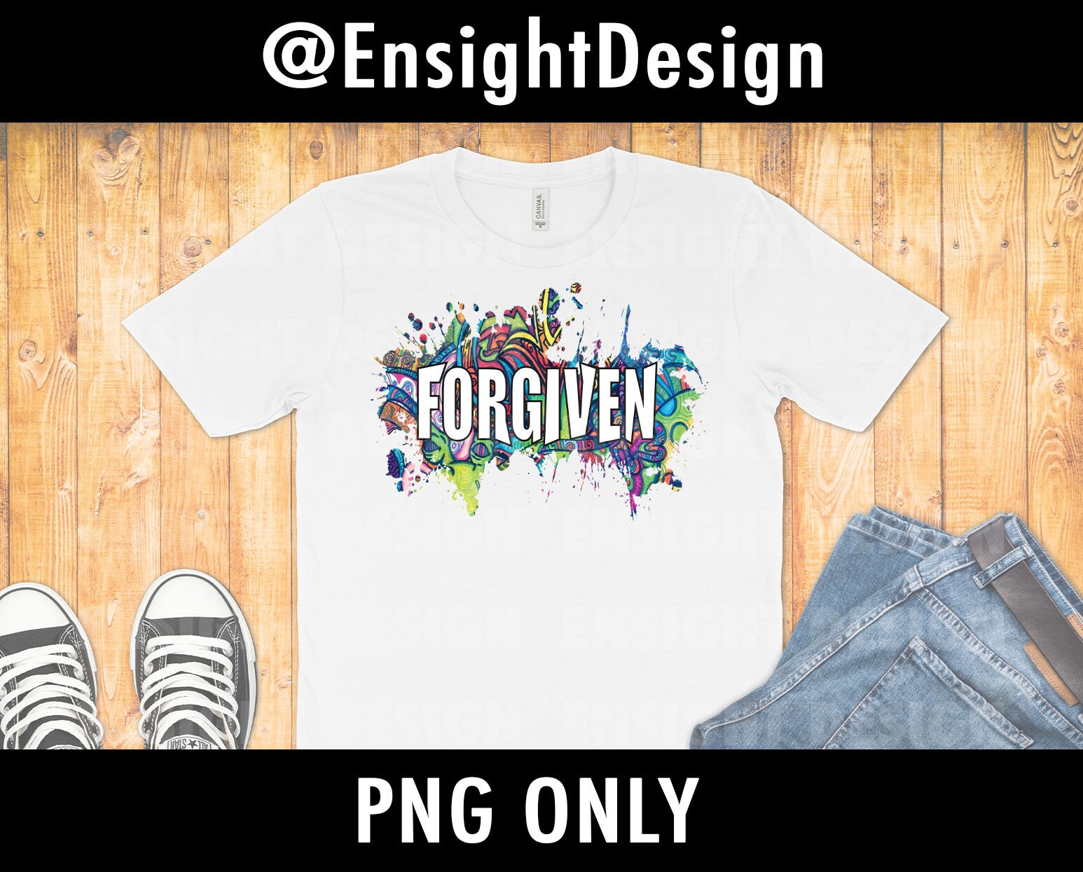 Forgiven Sublimation Design Sublimation Design Christian - Etsy