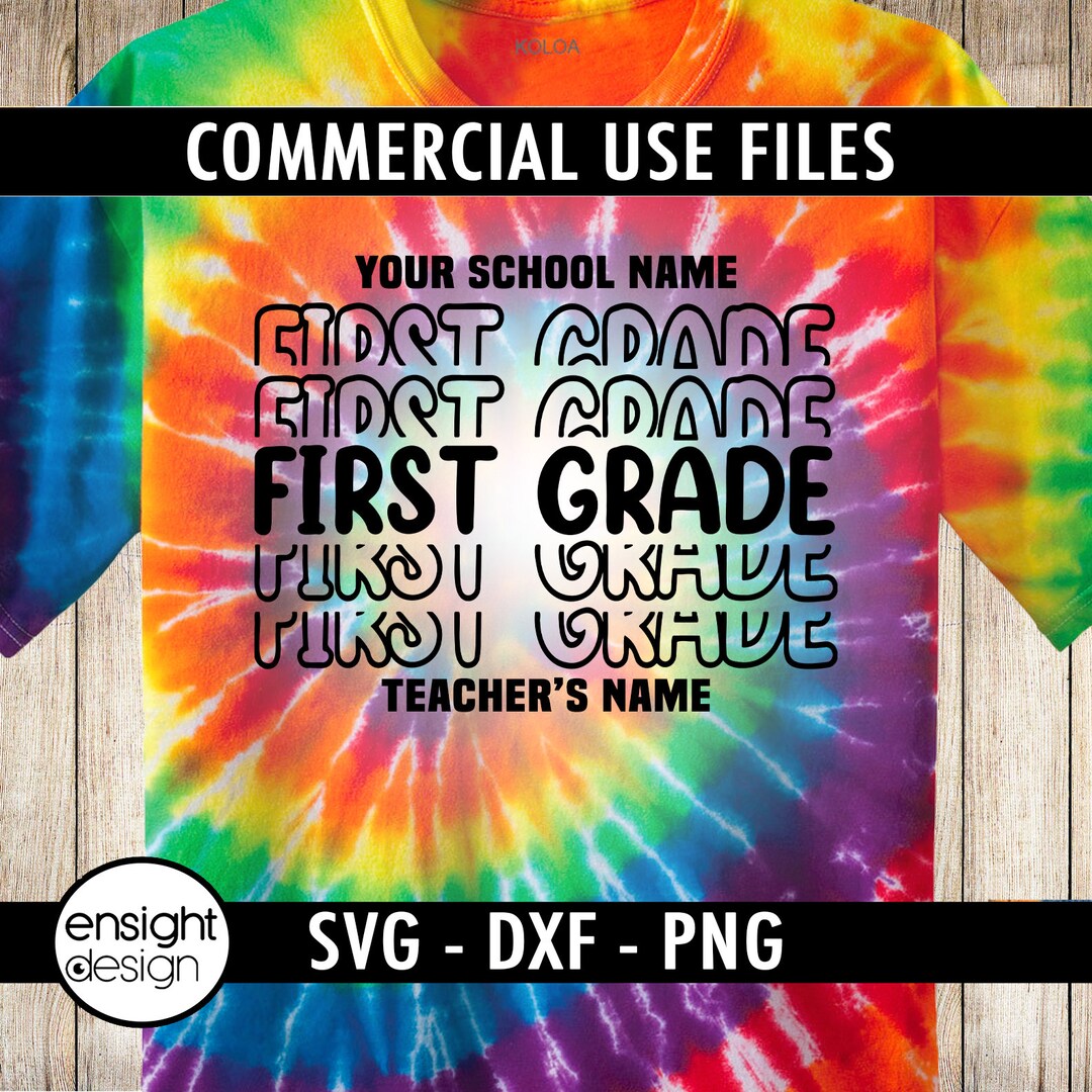 First Grade Echo Svg Teacher Svg Clipart/svg/png/pdf/dxf - Etsy