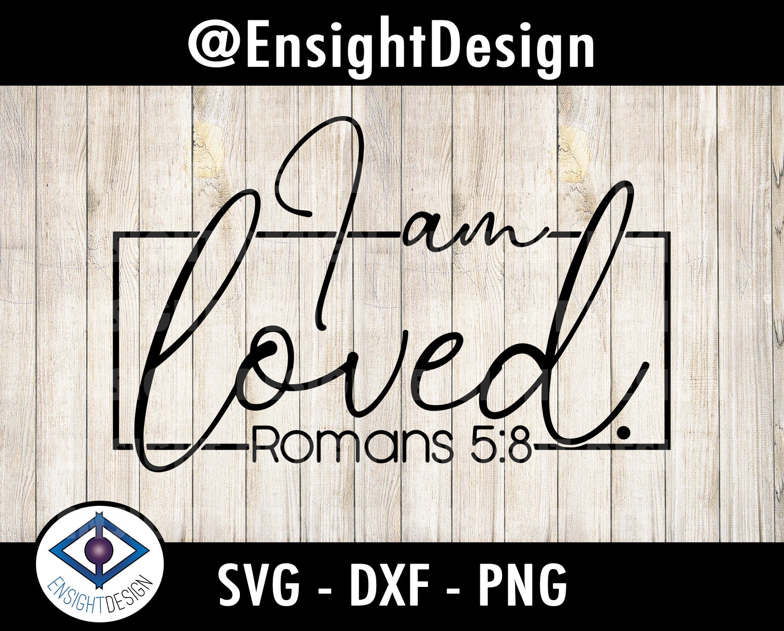 I am Loved svg Romans 5:8 svg Religious svg Bible svg | Etsy