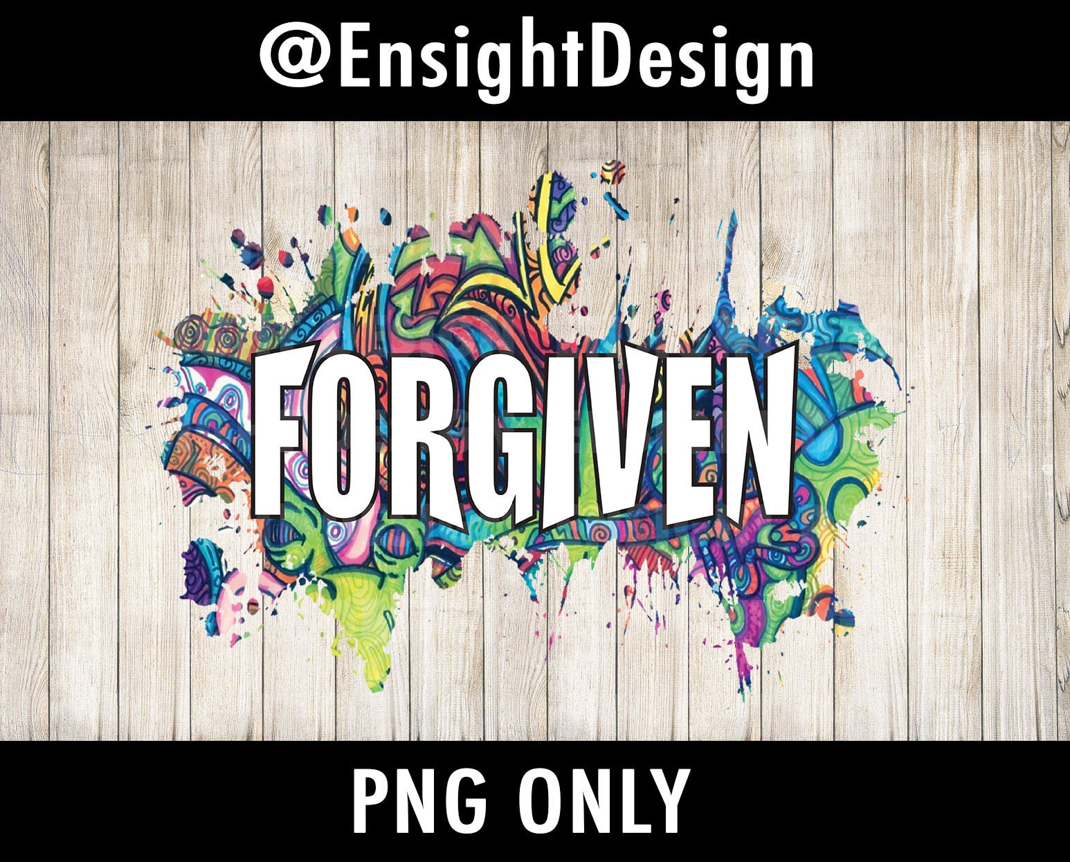 Forgiven Sublimation Design Sublimation Design Christian - Etsy