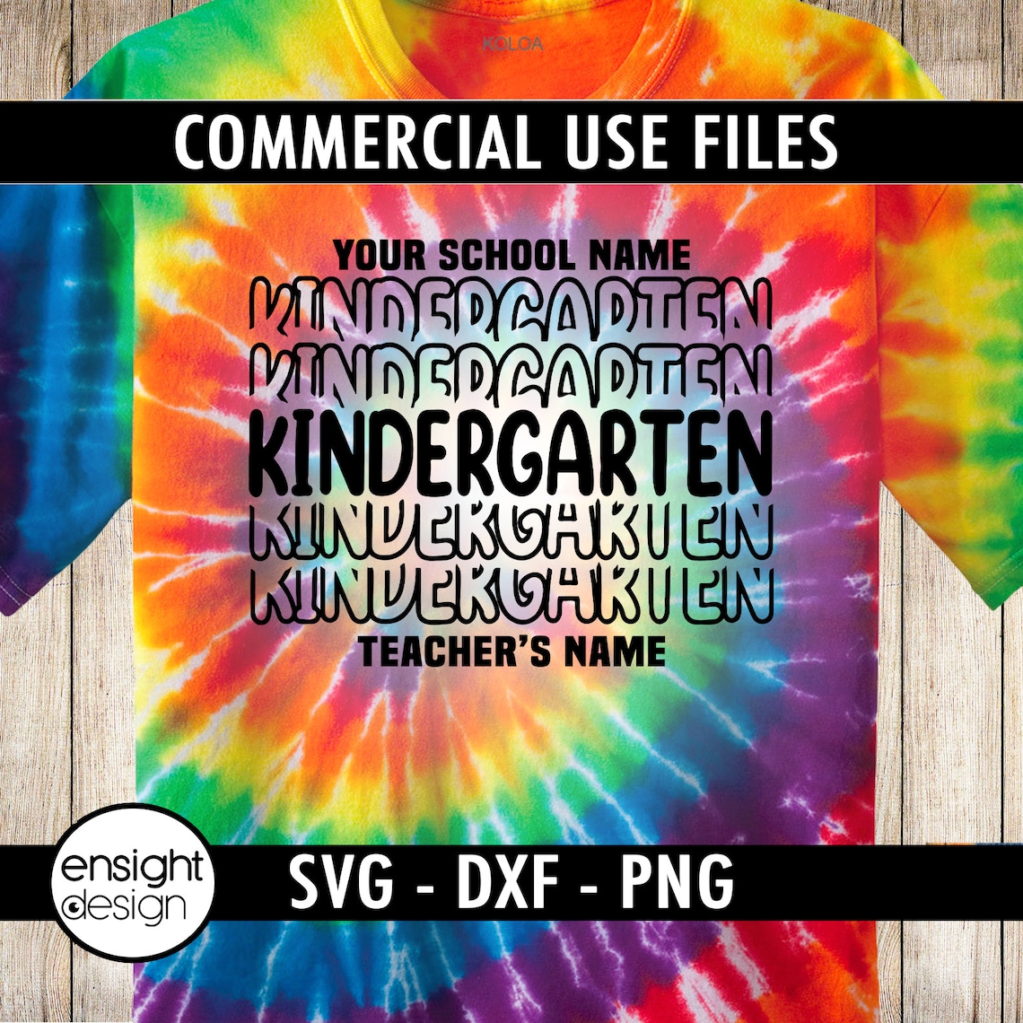 Kindergarten Echo Svg Teacher Svg Back to School - Etsy