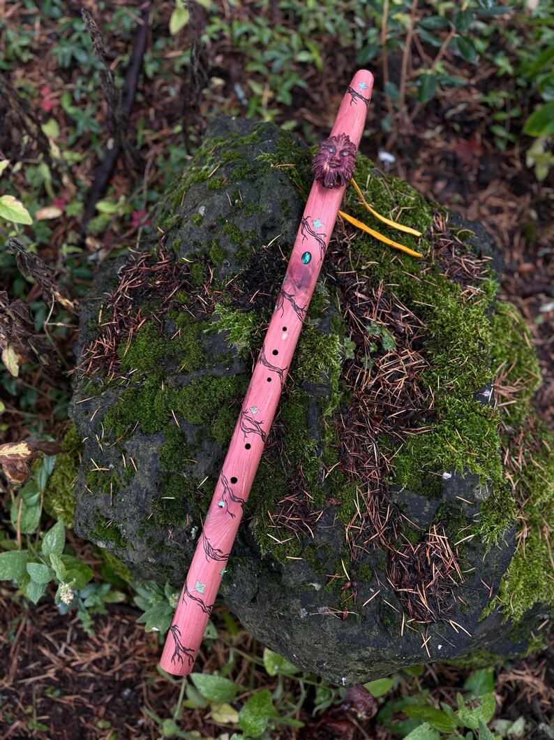 Native American Style Flute Spirit of the Forest Key of D 440hz - Etsy