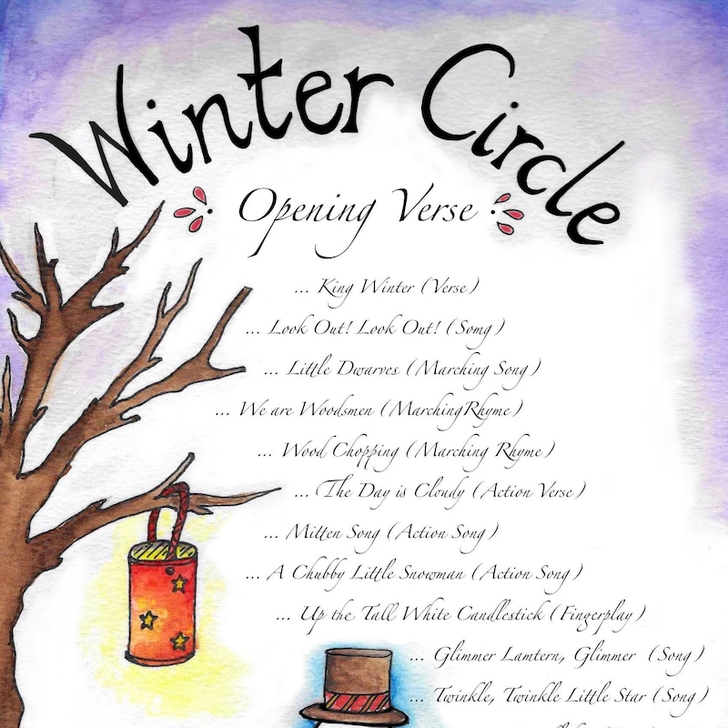 Winter Circle Songs - Etsy UK