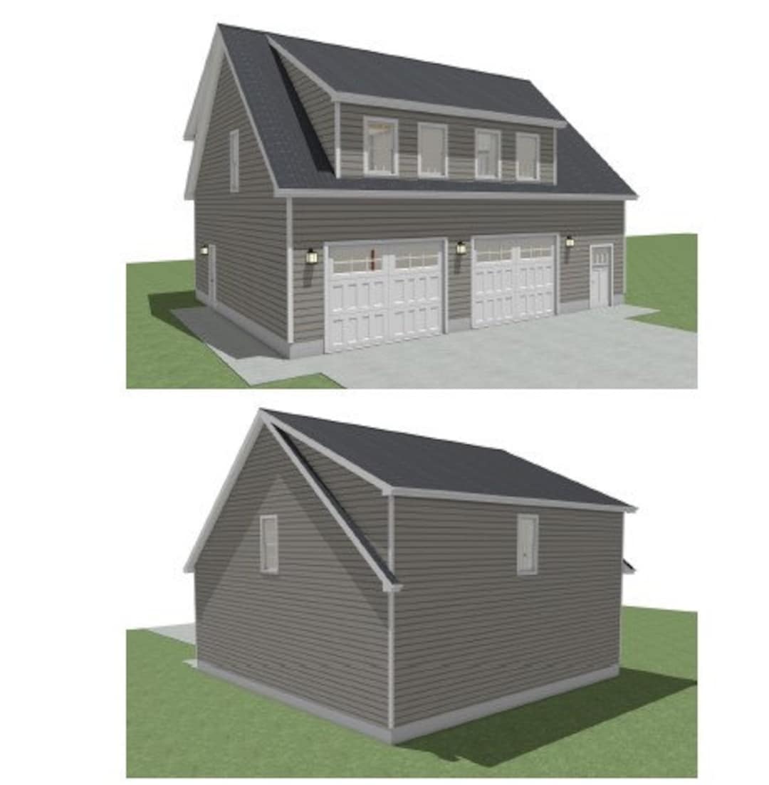 36 X 36 Custom Garage Plan - Etsy