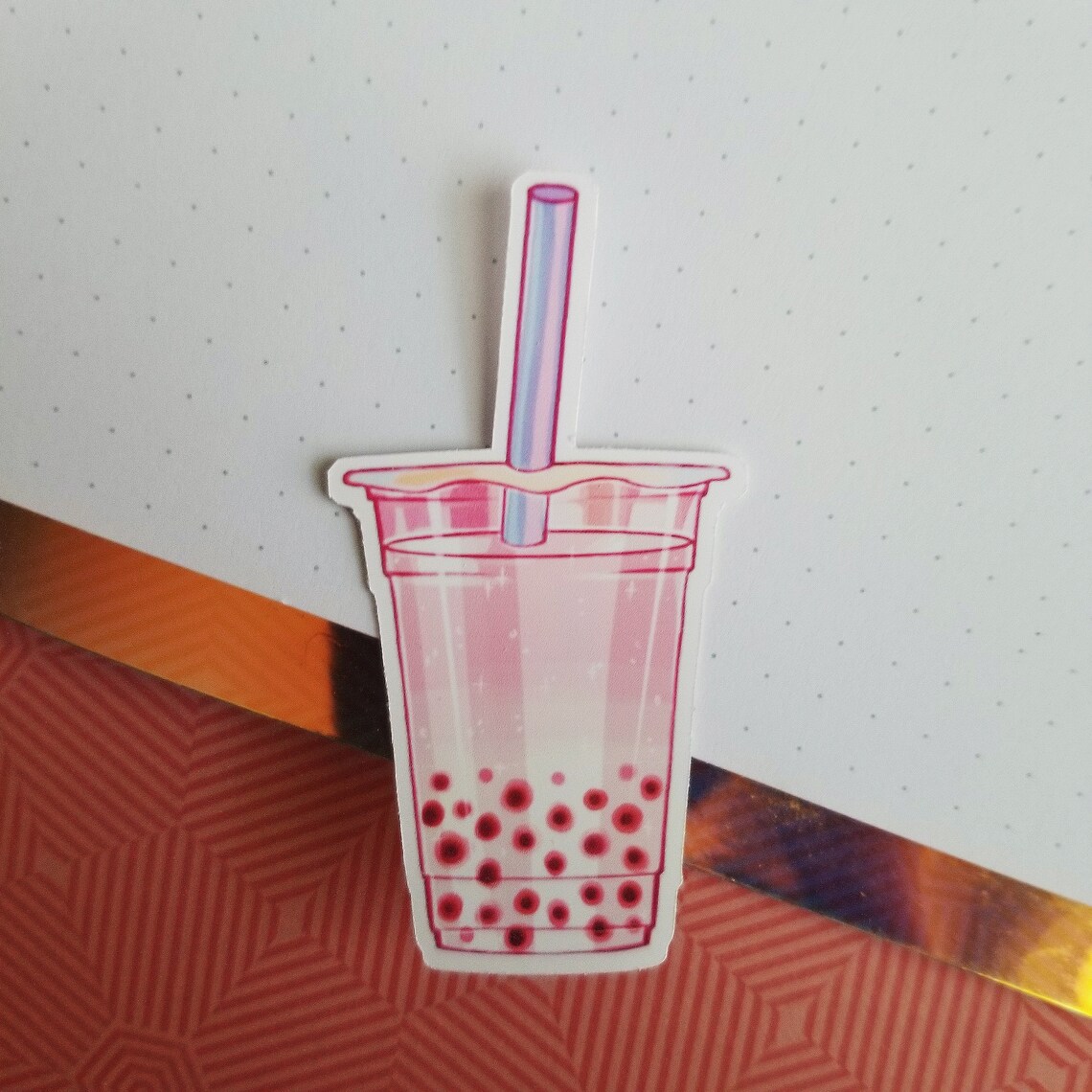Boba Tea Drink Stickers Aesthetic Stickers Cute Food | Etsy