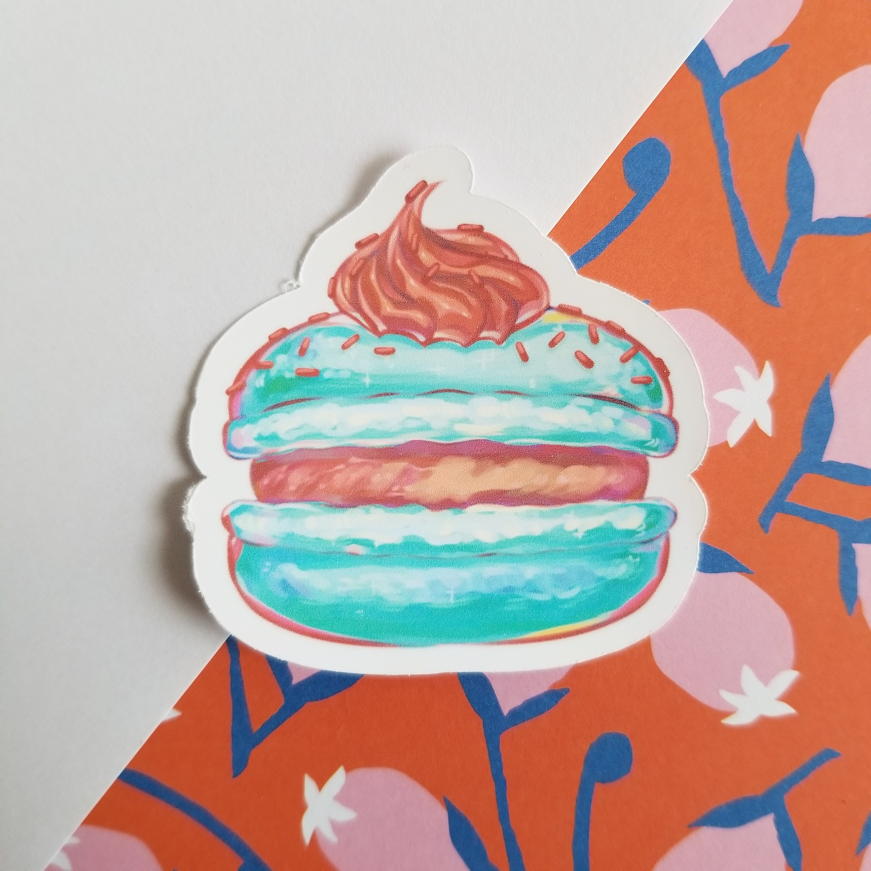 Pastel Cute Macaron Vinyl Stickers - Etsy