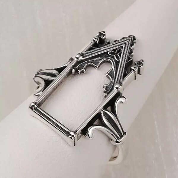 Gothic Cathedral Ring - Etsy