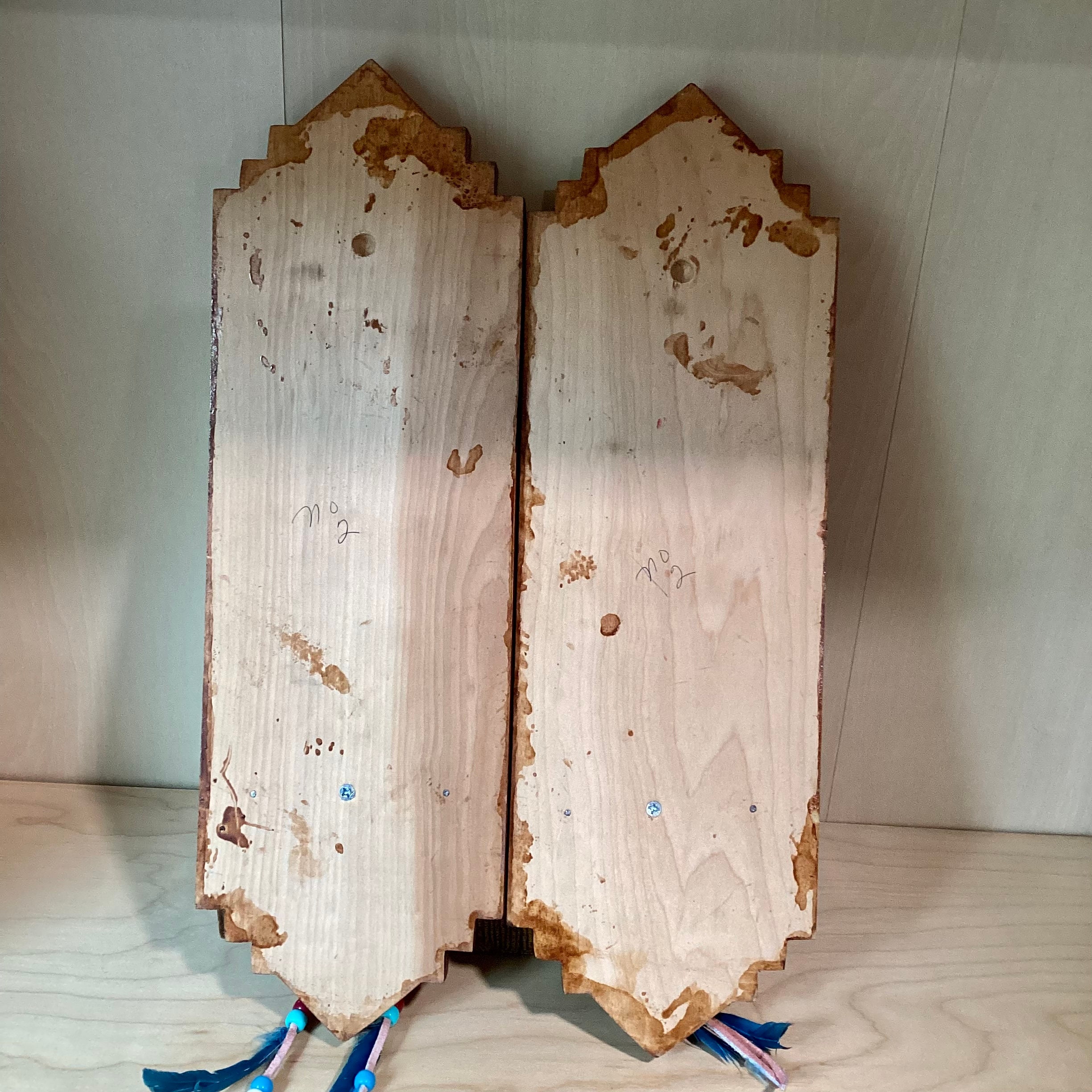 Wall Candle Holders With Native American Motiff Set of 2 - Etsy