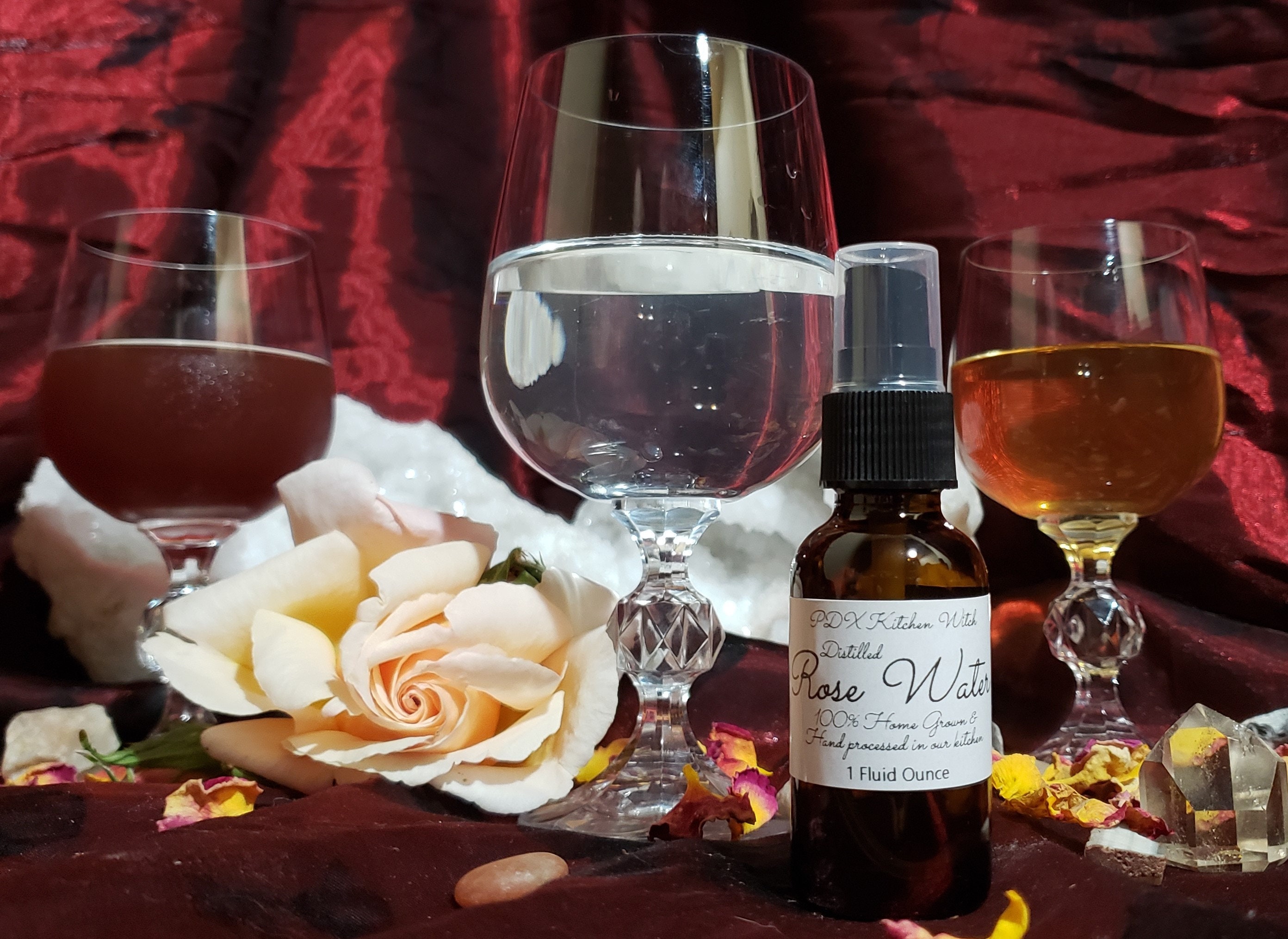 Luscious Red Rose Water 2 Oz - Etsy UK