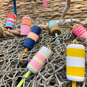 Wine Cork Buoy Keychain - Etsy