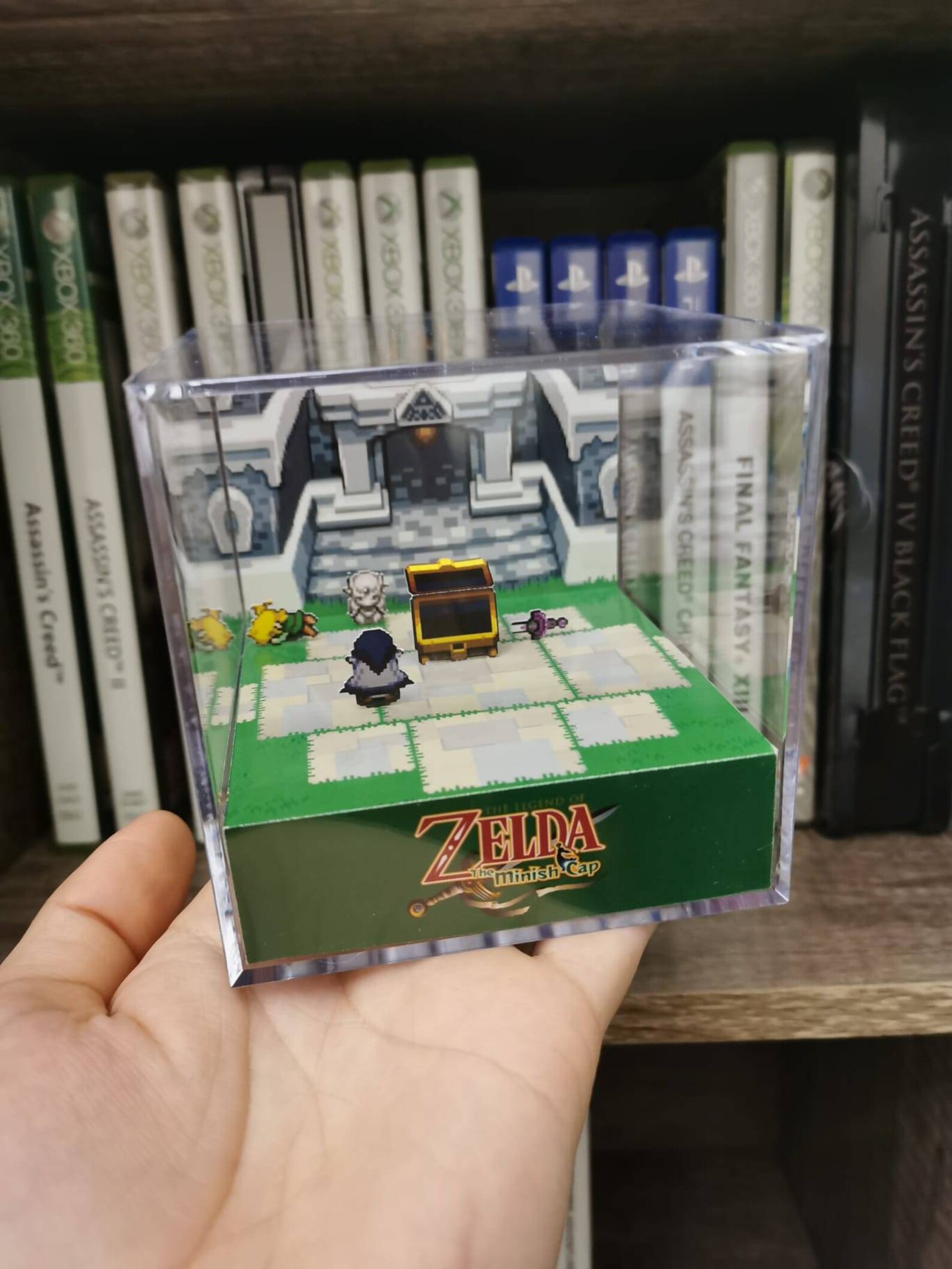 The Legend of Zelda: the Minish Cap - 3D Diorama Cube - Etsy