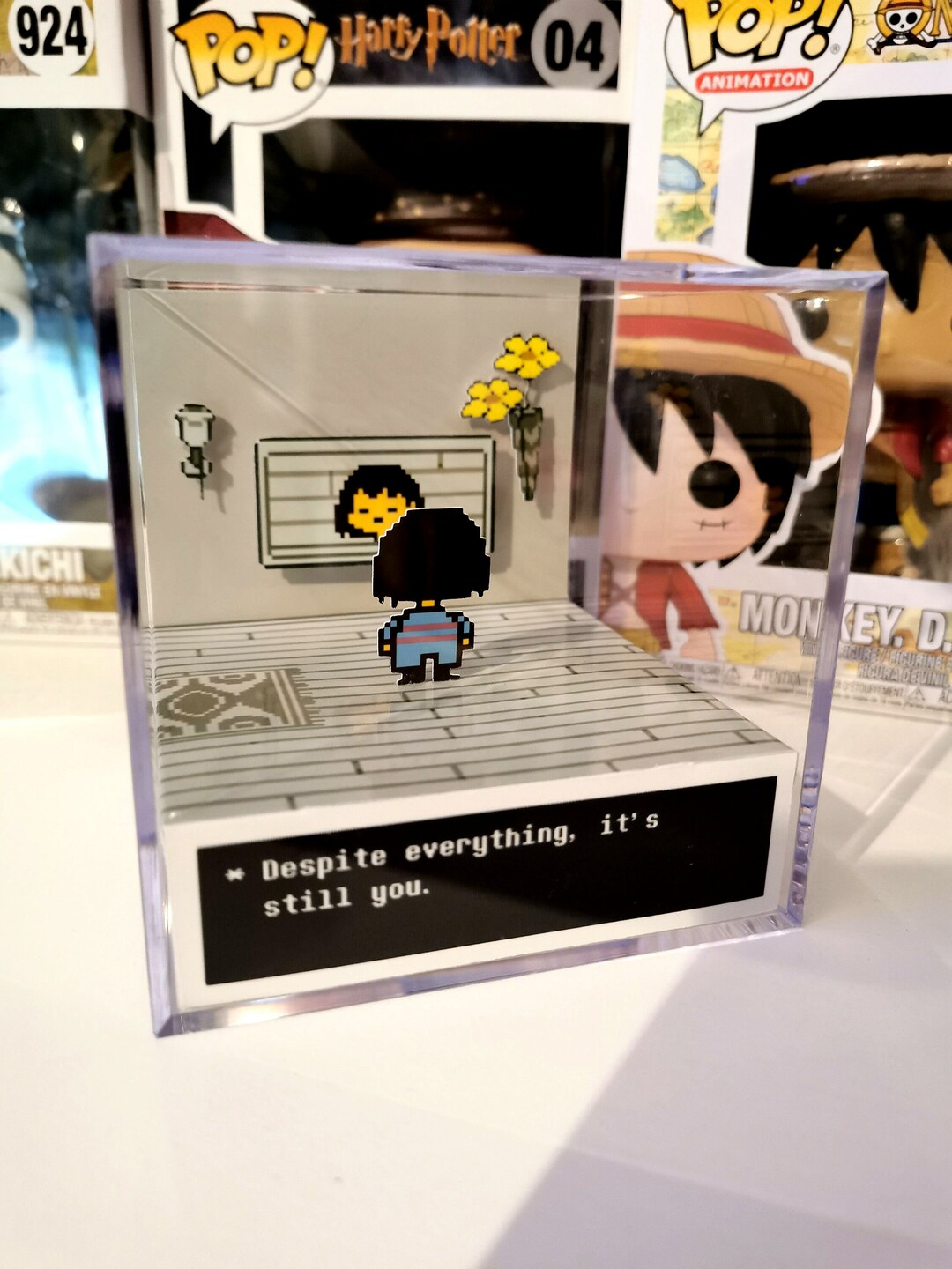 UNDERTALE DESPITE 3D Cube Diorama - Etsy