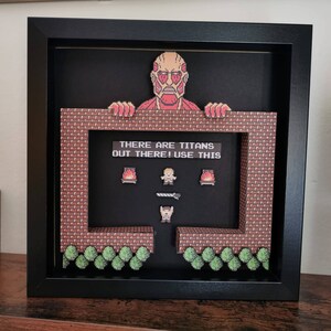 Attack on Titan 8 Bit SHADOWBOX - Etsy