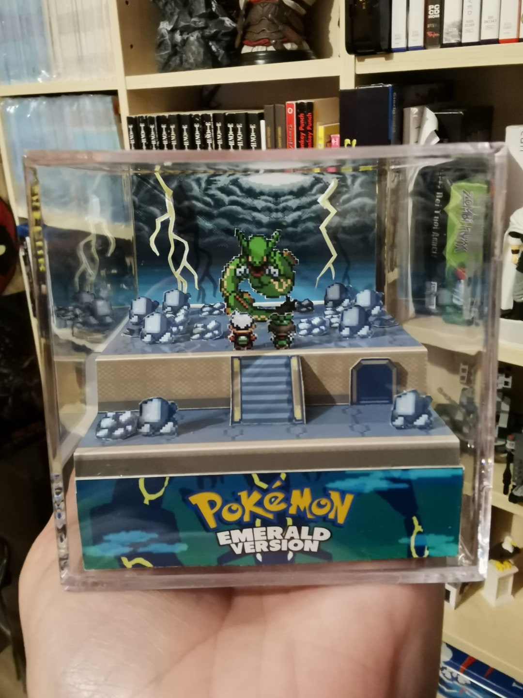 Pokemon Emerald Version - 3D Diorama Cube - Etsy