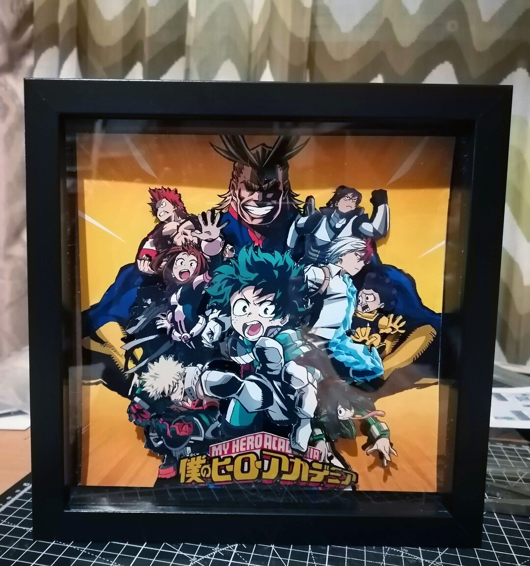 My Hero Academia Shadow Box - Etsy