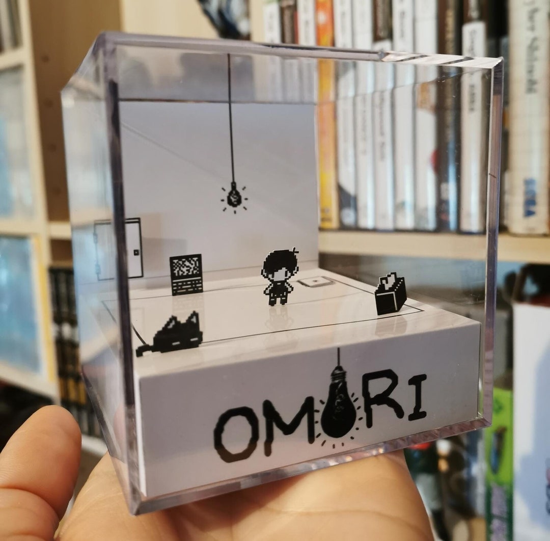 OMORI White Space - Diorama Cube 3D - Etsy