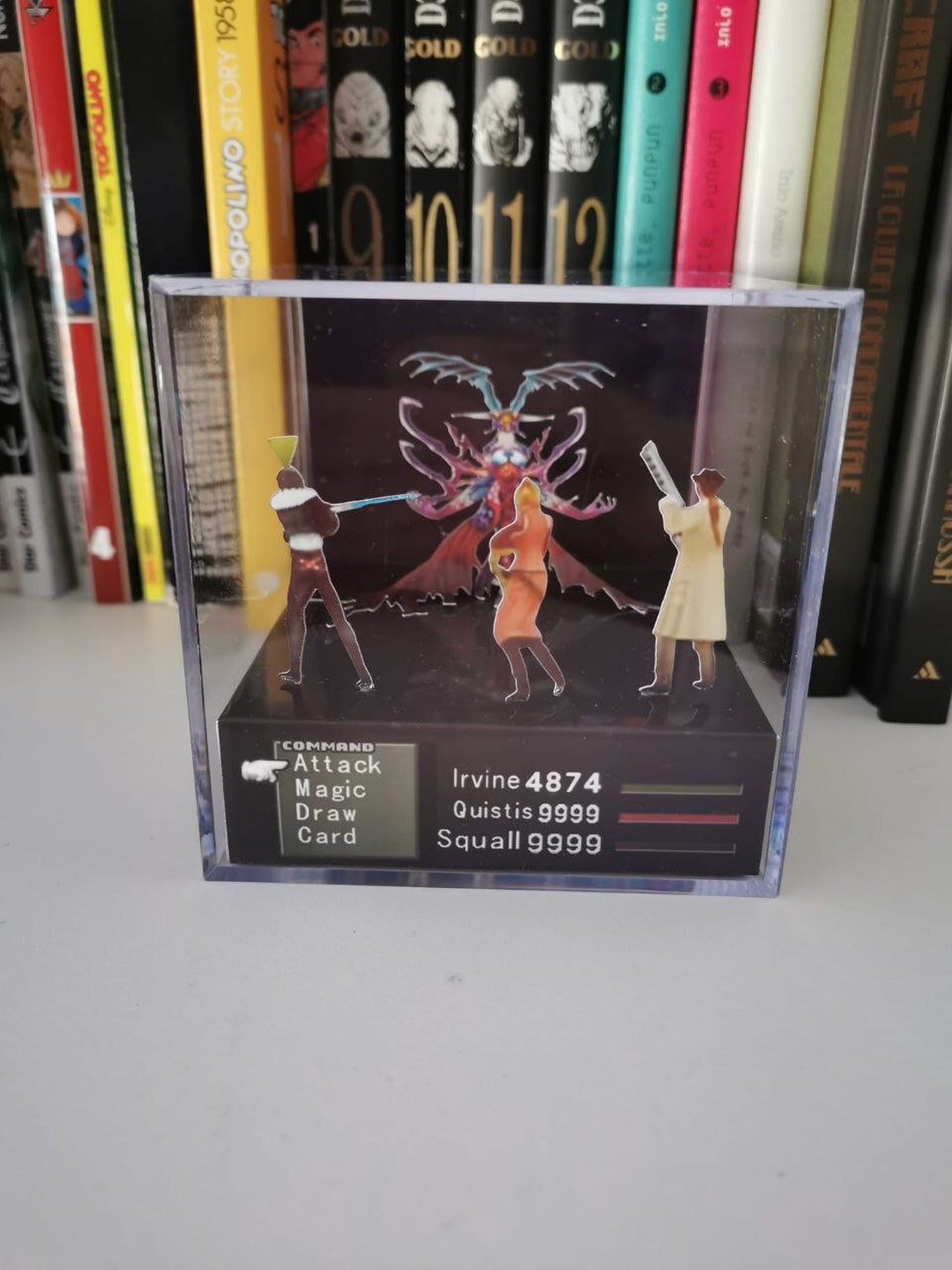 Final Fantasy VIII Ultimecia Final Boss - 3D Diorama Cube - Etsy