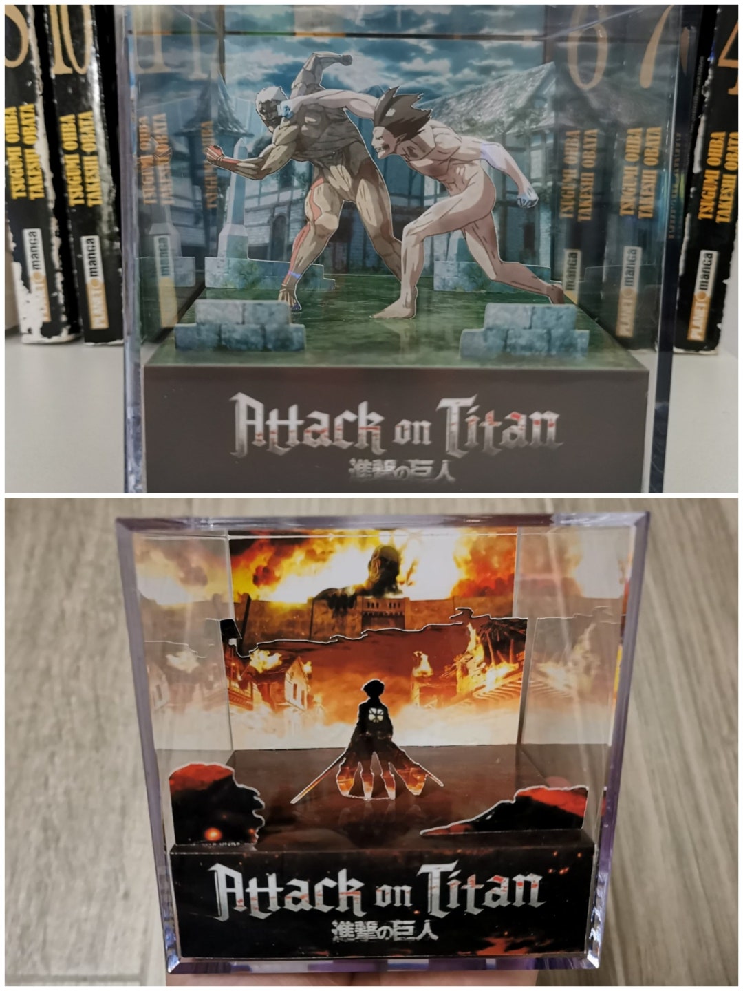 AOT Fanart 3D Diorama Cube - Etsy