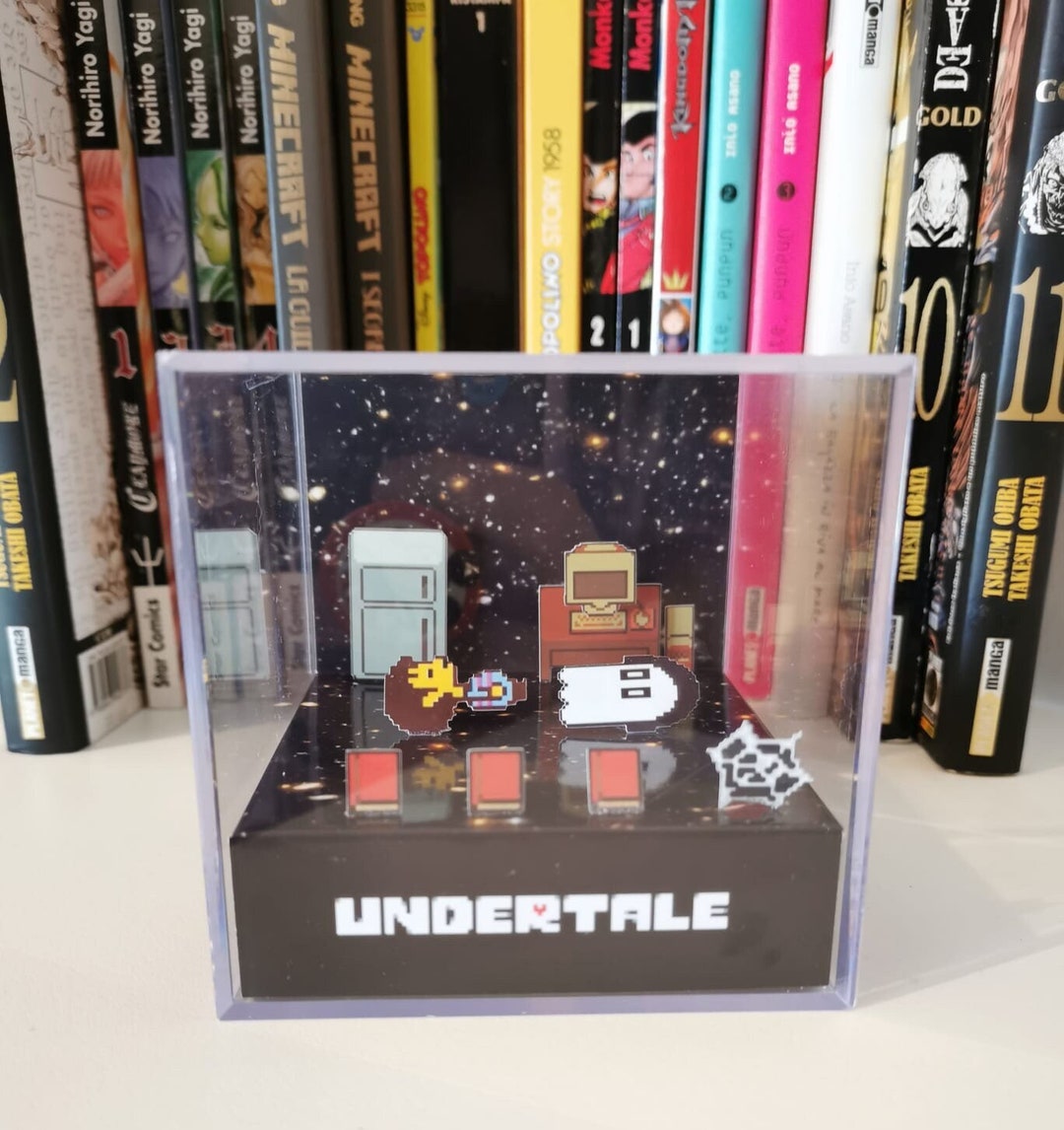 Undertale Napstablook - Diorama Cube 3D - Etsy